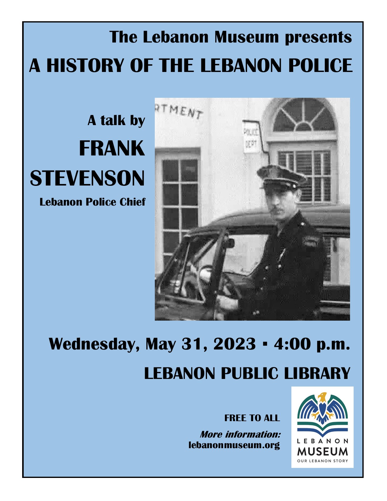 History of the Lebanon Police Department – Lebanon Museum